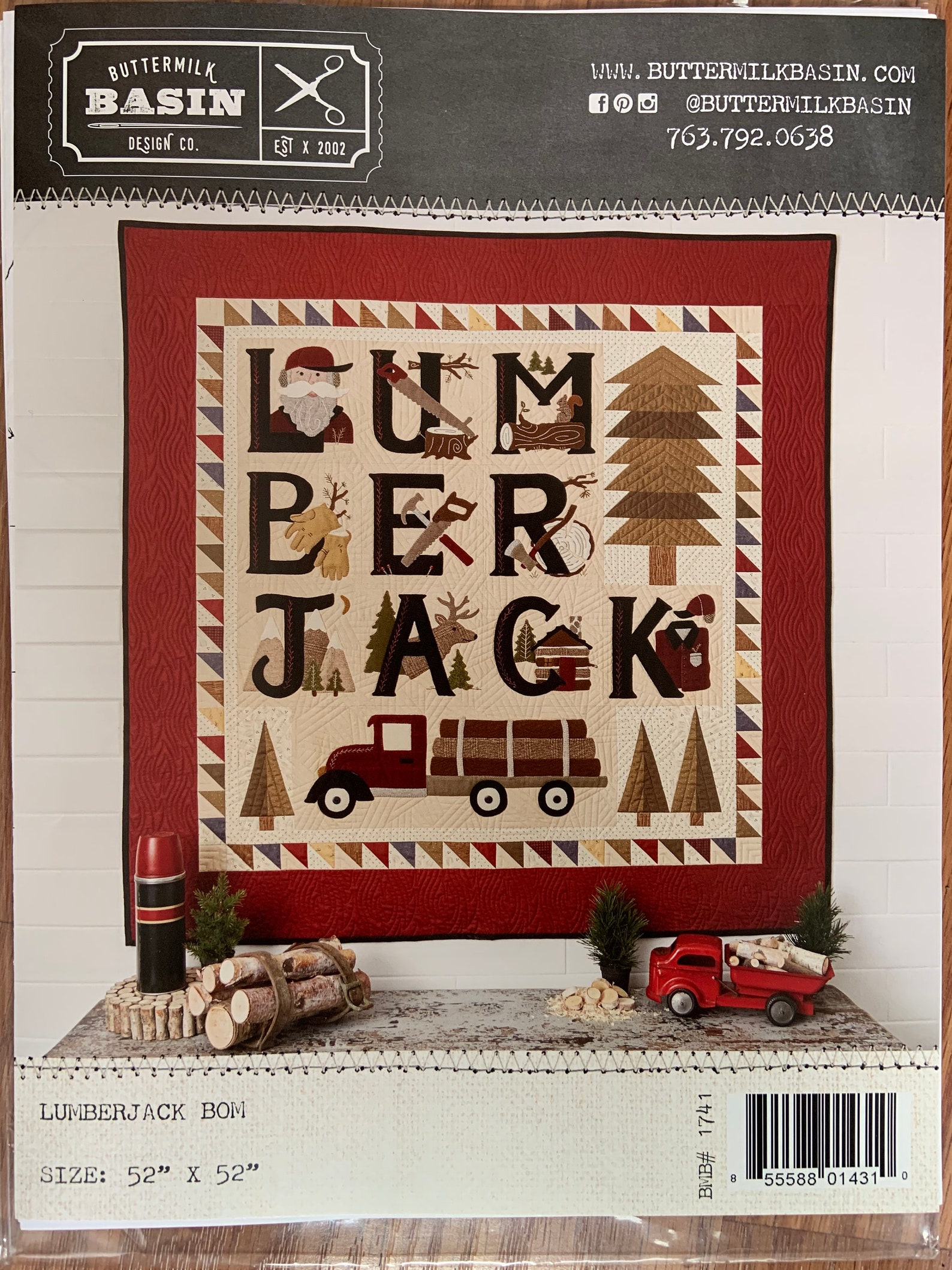 Lumberjack Quilt Pattern/buttermilk Basin Design Co. BOM - Etsy