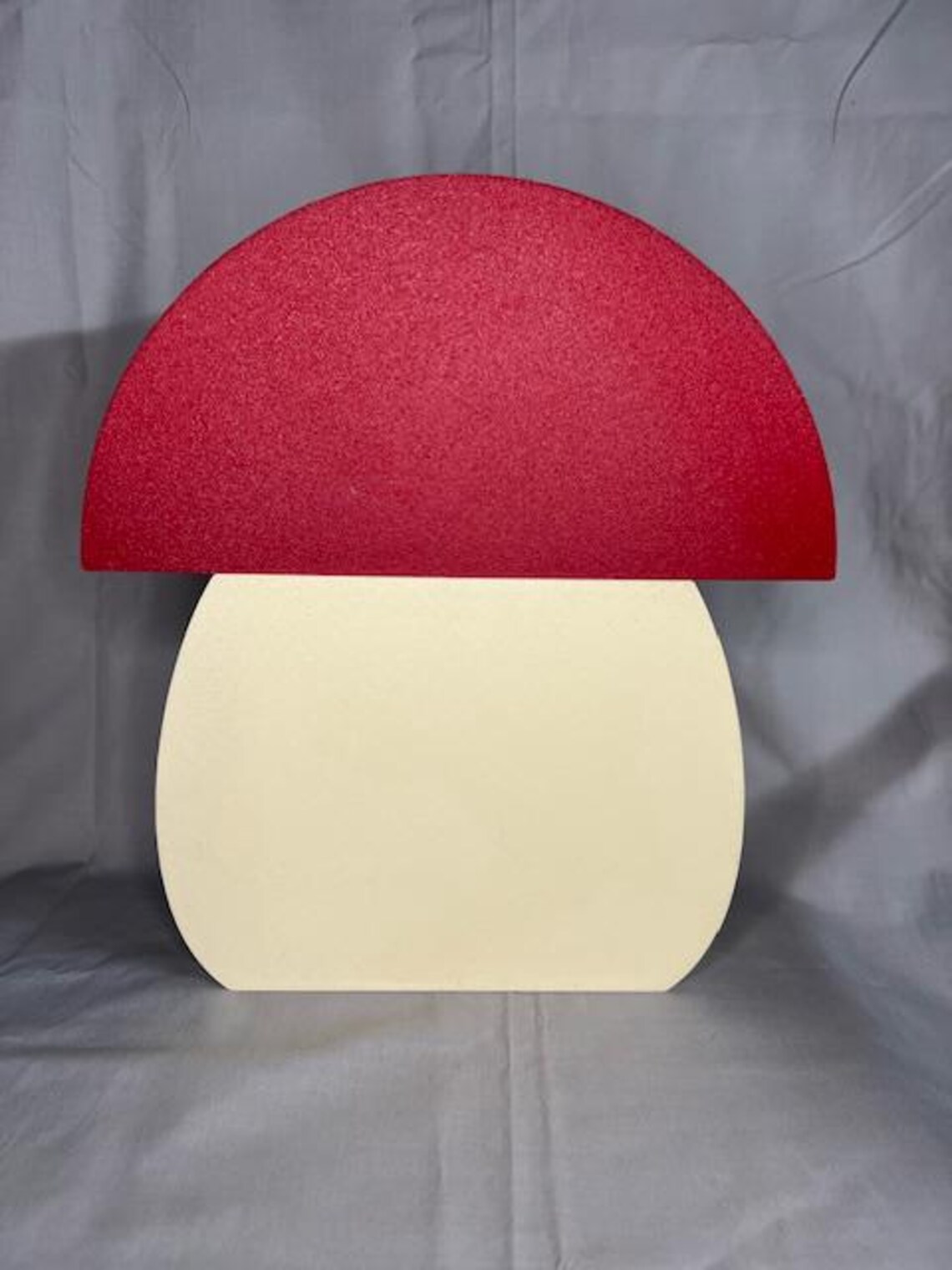 Cute 3D Printed Mushroom Display Shelf in Red and Beige - Etsy