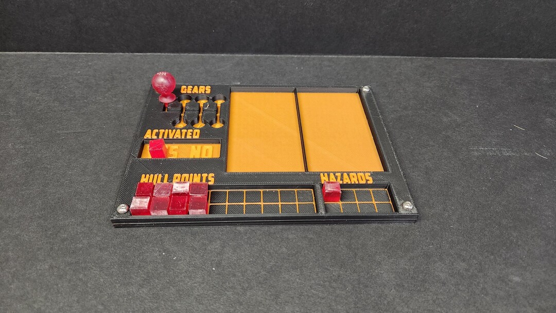 Gaslands Dashboard. With Resin Componants. - Etsy