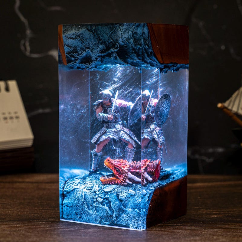 Resin Skyrim Lamp - Etsy