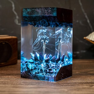 Frost Mourne Swords Resin Lamp, Handmade Gaming Lamp, Unique Warcraft ...