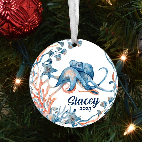 Octopus Ornament - Etsy
