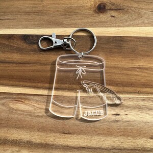 Swimmer Keychain, Swimmer Bag Tag, End of Season Gift, School Swim ...