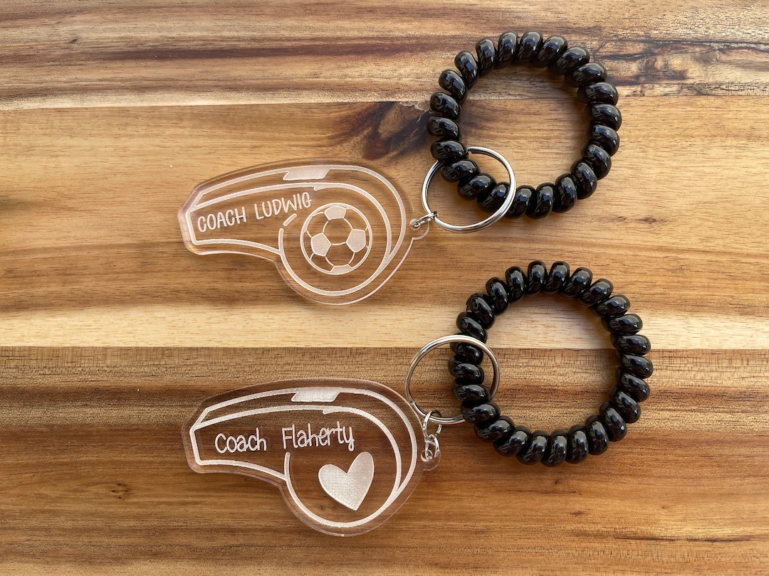 PE Coach Whistle Keychain, Physical Education Teacher, Gift for Coach ...