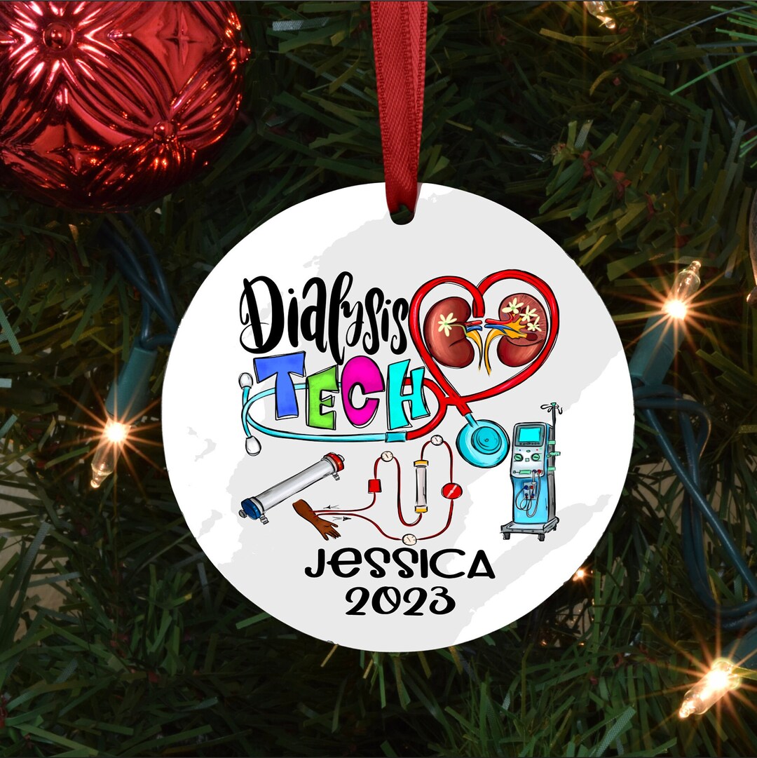 Dialysis Tech Gift, Christmas Ornament, Dialysis Gift, Keepsake Gift ...