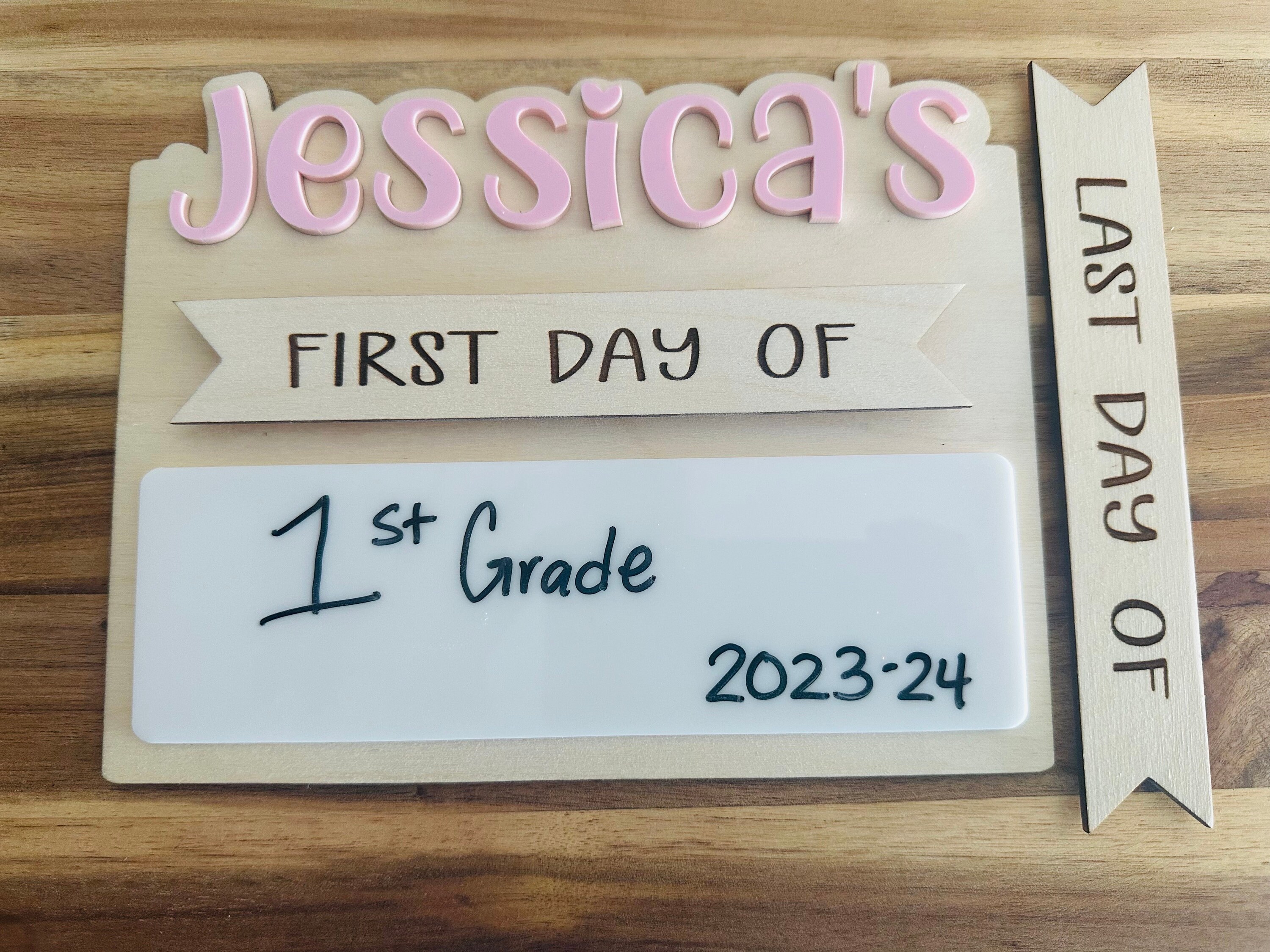 Personalized Back to School Sign With Interchangeable - Etsy