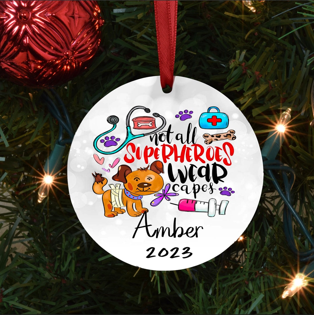 Vet Tech Week, Vet Christmas Ornament, Veterinarian Gift, Vet Tech Gift ...