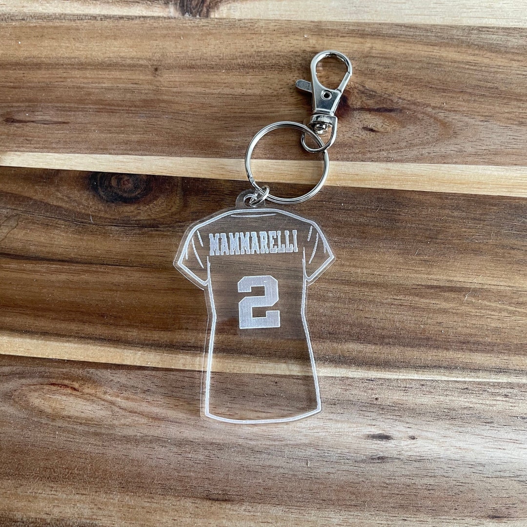Volleyball Team Gift Jersey Keychains Volleyball - Etsy