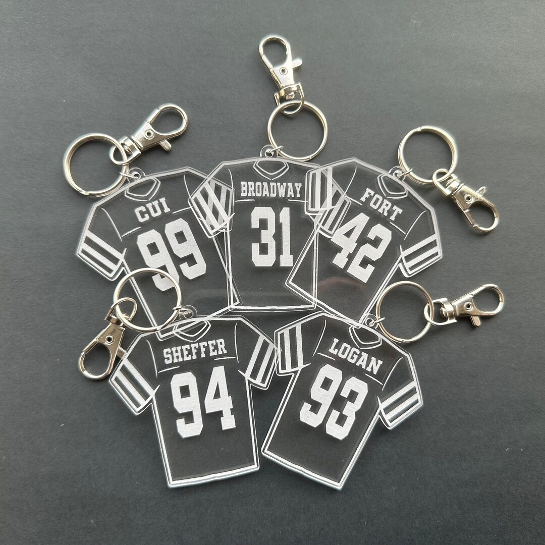 Football Team Gift, Football Personalized Keychain, Football Team Bag ...