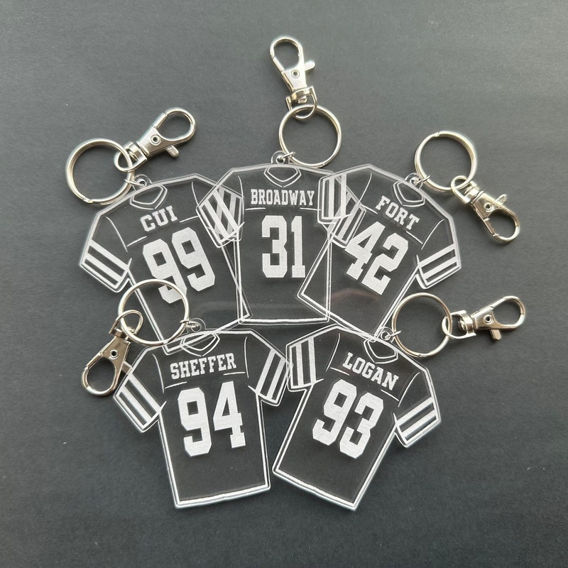 Football Keychains - Etsy