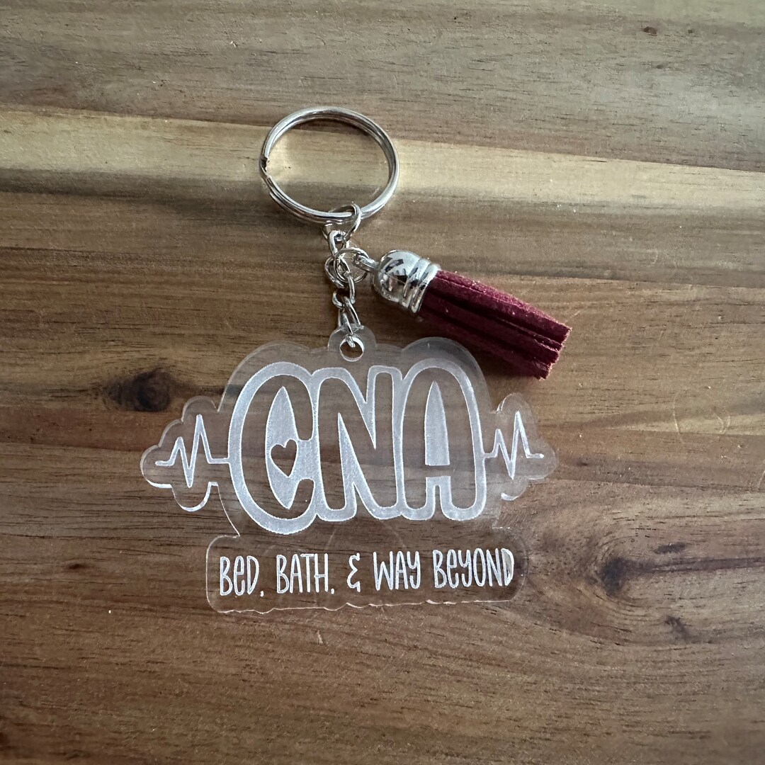 Gift for Cna, Cna Keychain, Funny Gift for CNA, CNA Week, Graduation ...