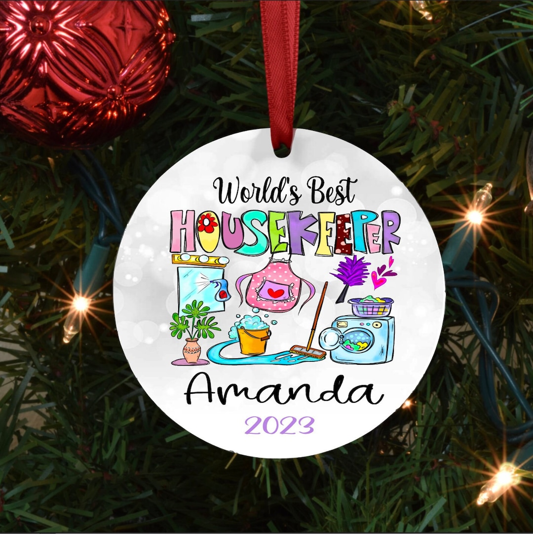 Housekeeper Gift, Housekeeper Christmas Ornament, World's Greatest ...