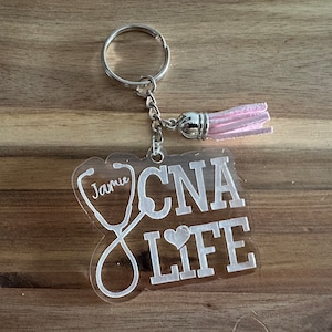 Personalized CNA Gift, Cna Keychain, CNA Week, Cna Gift, Thank You Gift ...