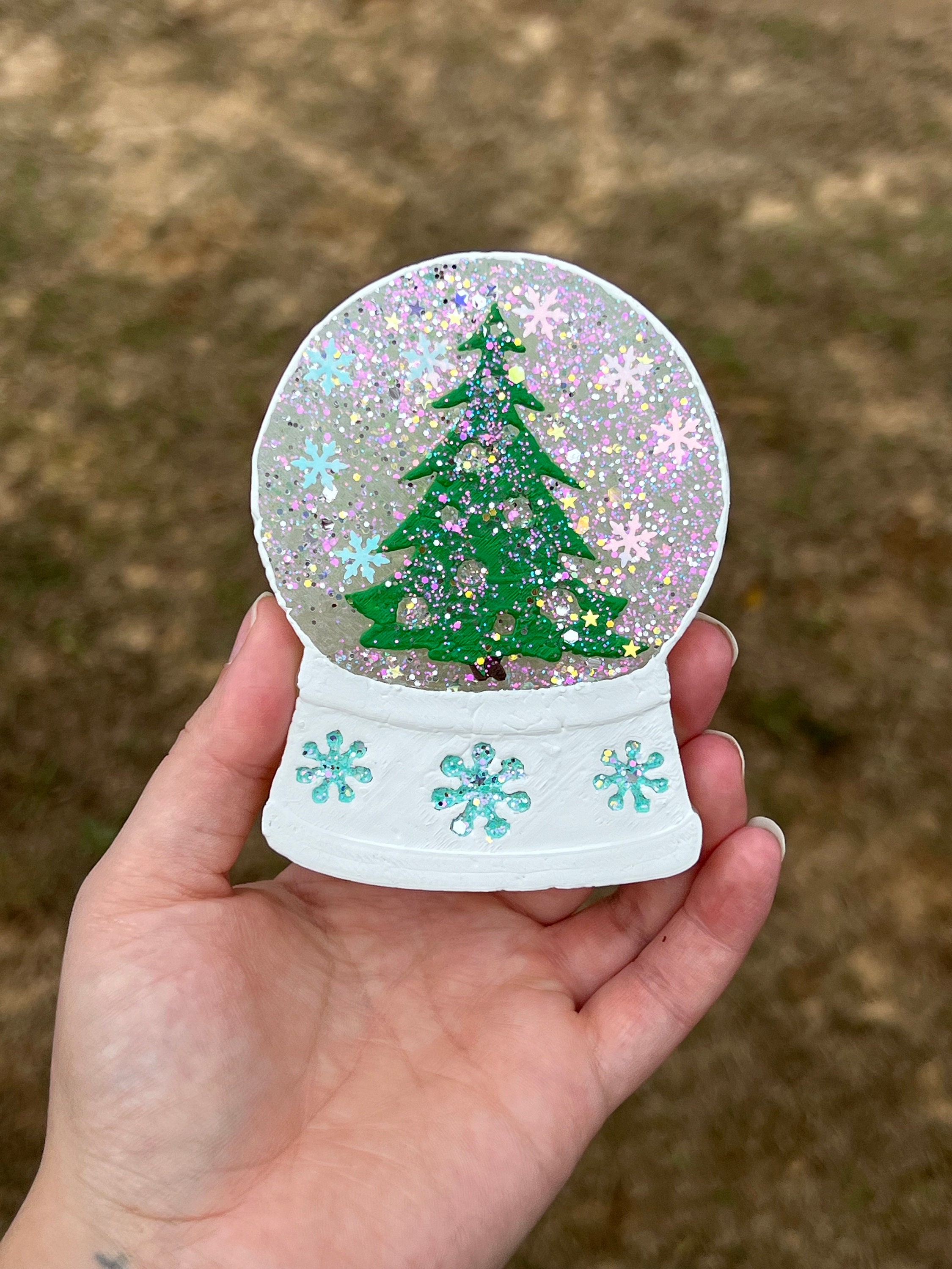 Snowglobe Freshie Christmas Tree Freshie Christmas Freshie - Etsy