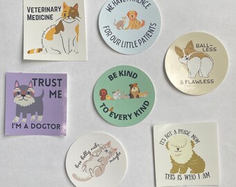 Vet Receptionist Sticker - Etsy