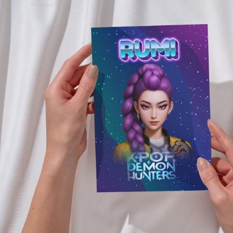 Huntrix K-pop Demon Hunters Notebook – Mira, Rumi & Zoey Anime Journal ...