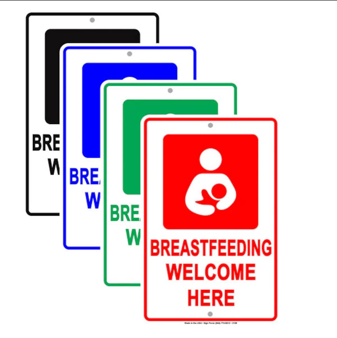 Breastfeeding Welcome Here With Graphic Sign, Ships to US Only ...