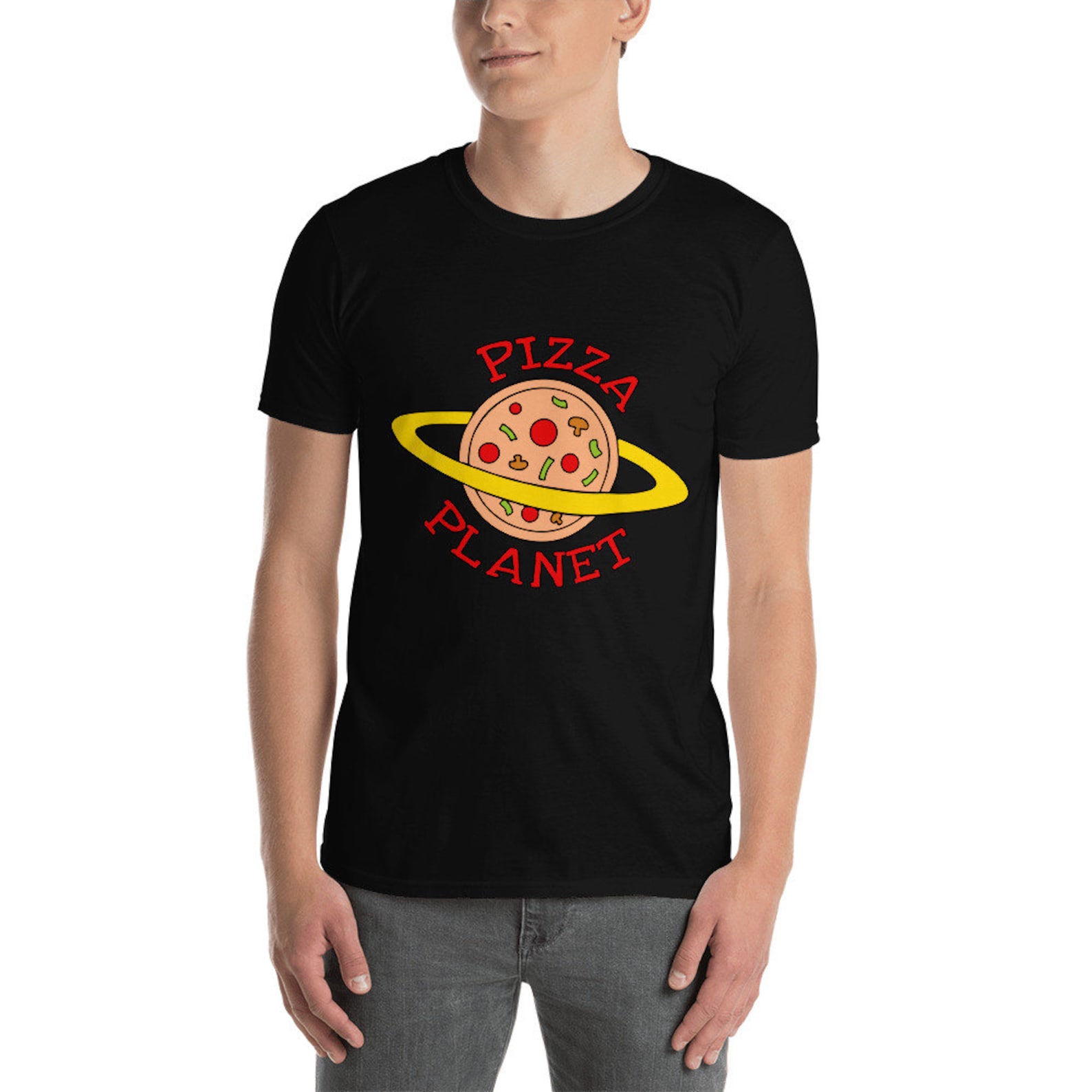 Pizza Planet Short-sleeve Unisex T-shirt, Ships to US Only, Men's and ...