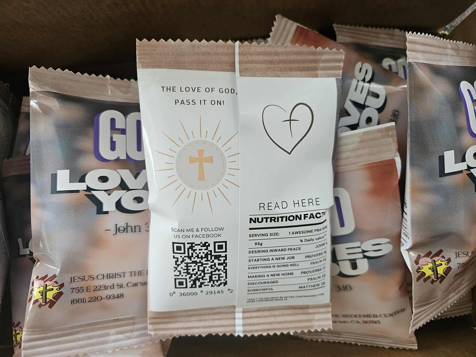 Chip Bag Evangelism – Custom Snack Wrappers With ‘god Loves You’ Gospel ...