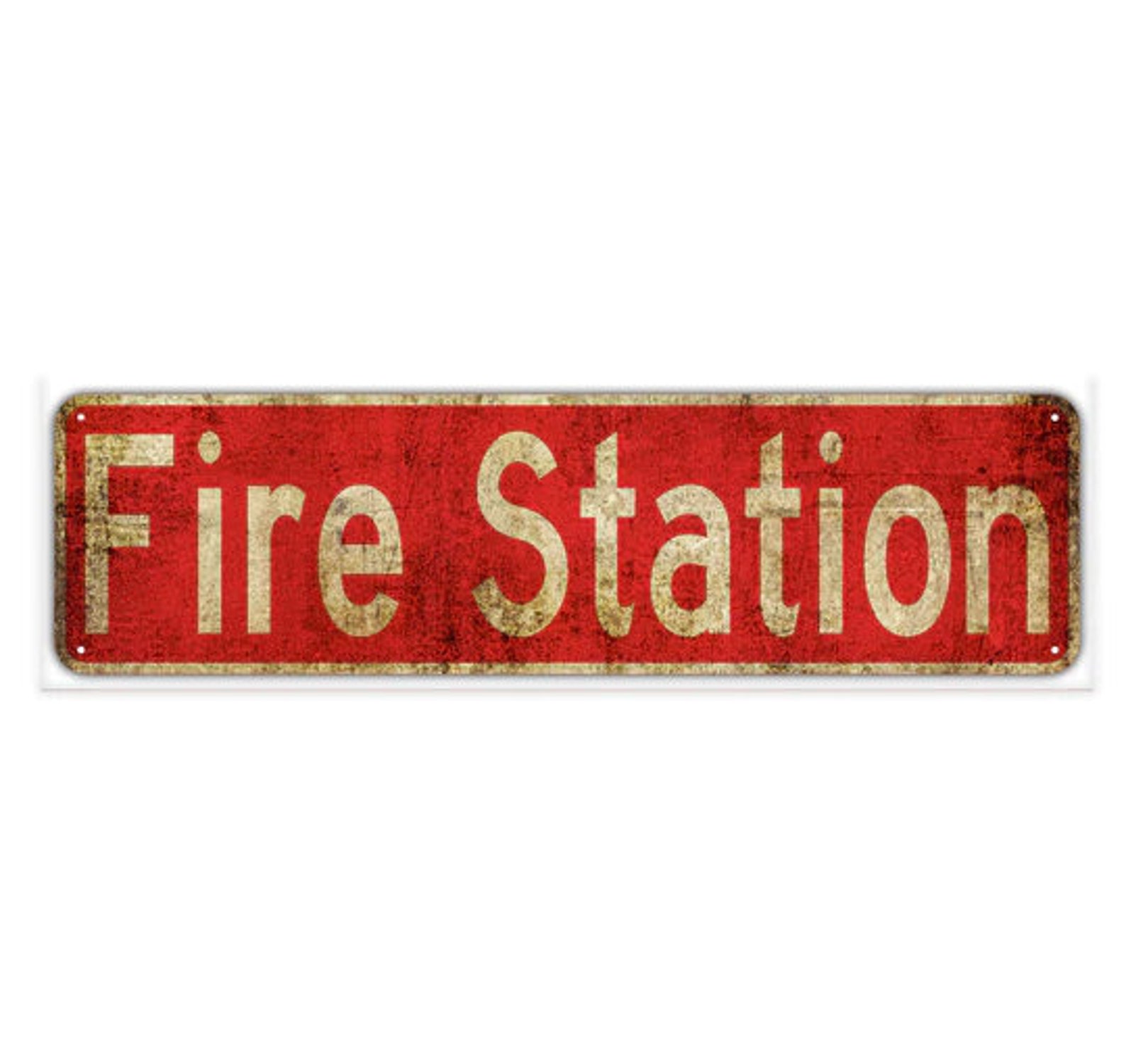 Fire Station Street Sign Aluminum, Ships to US Only, 4x13.5", 4x18 ...