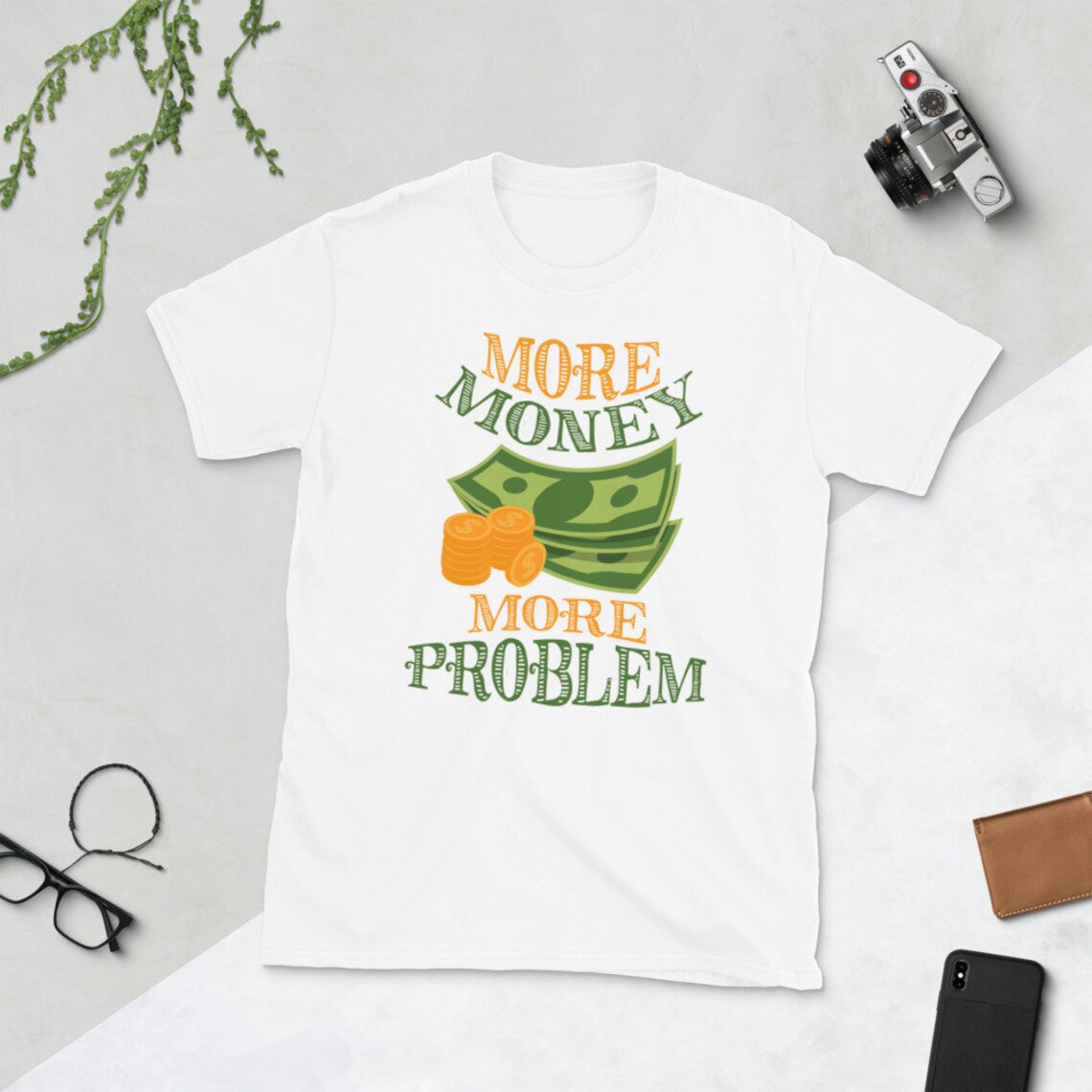 More Money More Problem Short-sleeve Unisex T-shirt Men's - Etsy UK