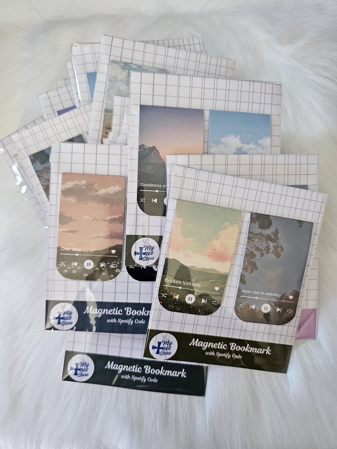 Christian Magnetic Bookmarks – Worship Songs + Spotify Code - Etsy
