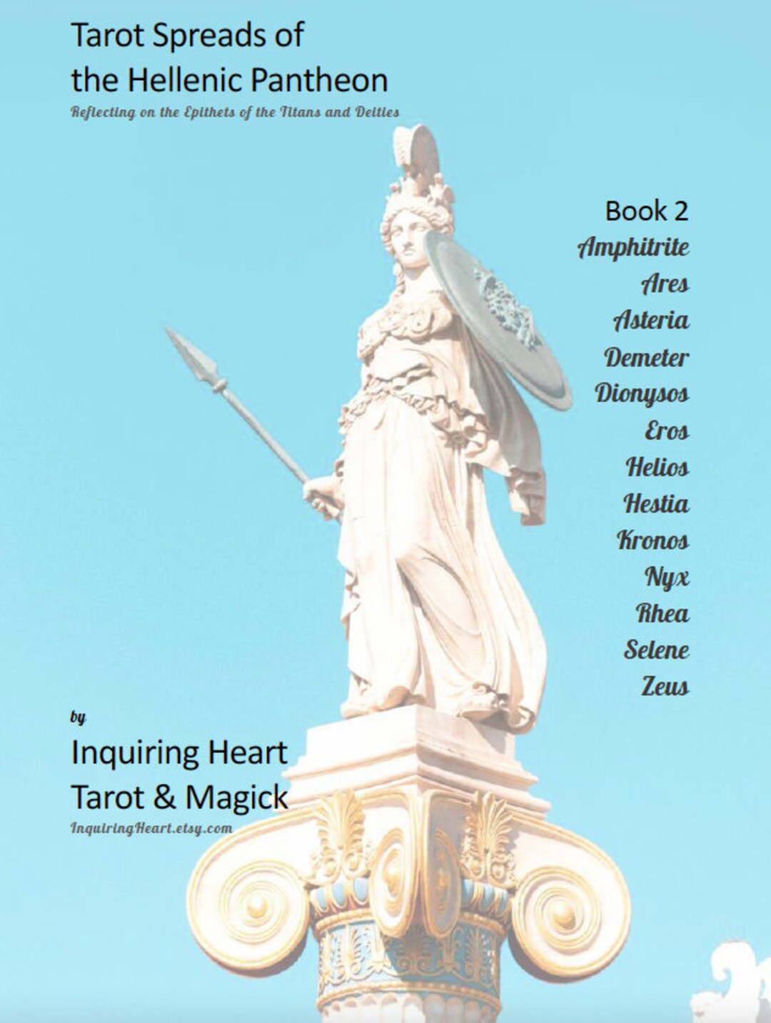 BOOK 2 - 12 MORE Tarot Spreads - Greek Gods & Goddesses - Titans ...
