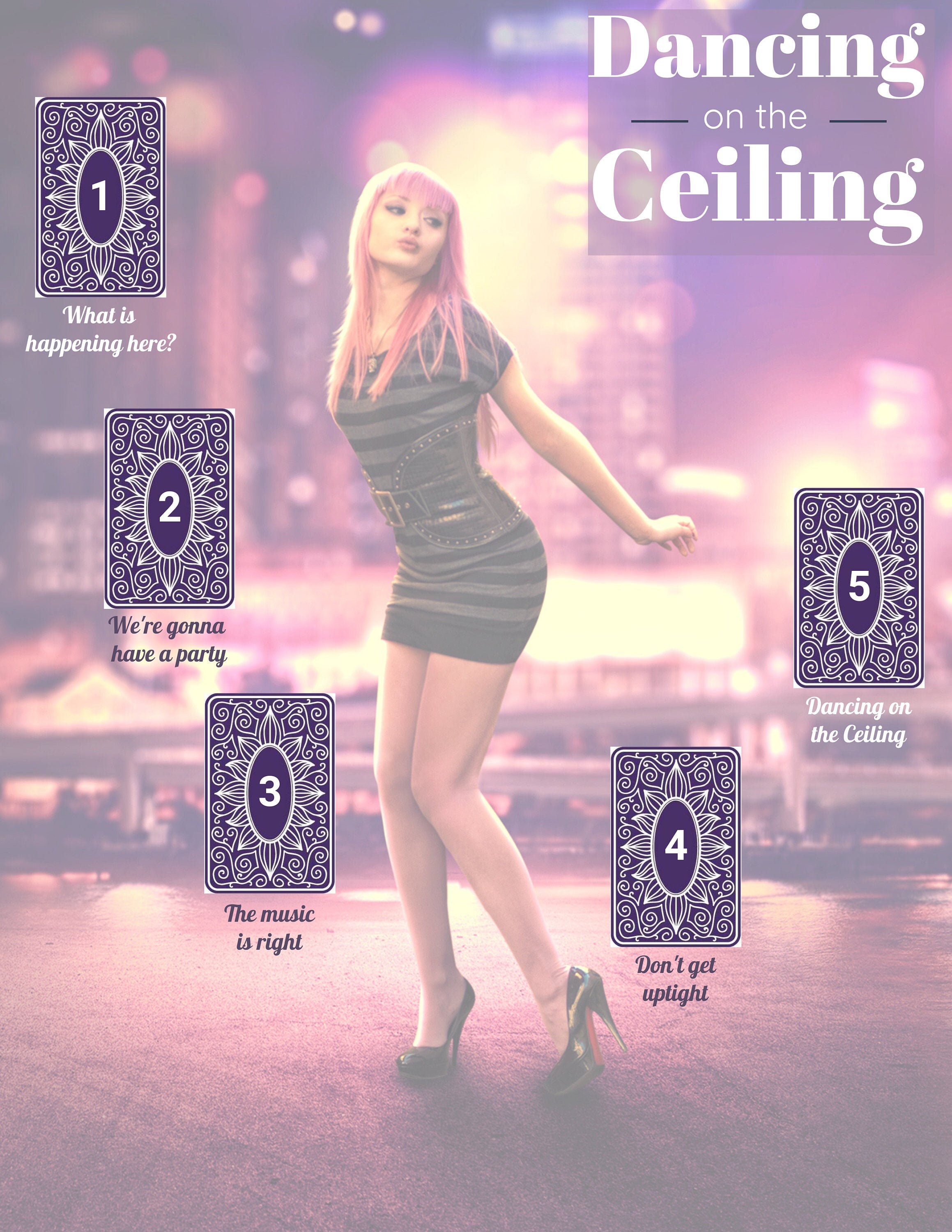 Dancing on the Ceiling - Downloadable Tarot Spread - Celebration - Card ...
