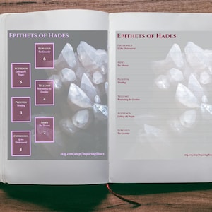 Hades Downloadable Tarot Spread - Greek God - Hellenic Deity - Pluto ...