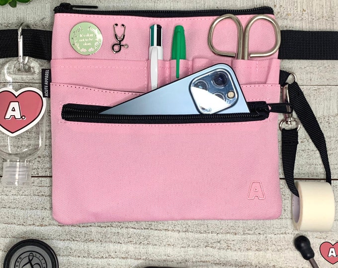 Pink Nurse Waist Pouch/ Nursing Pack/ Nurse Waist Bag/ Nursing - Etsy