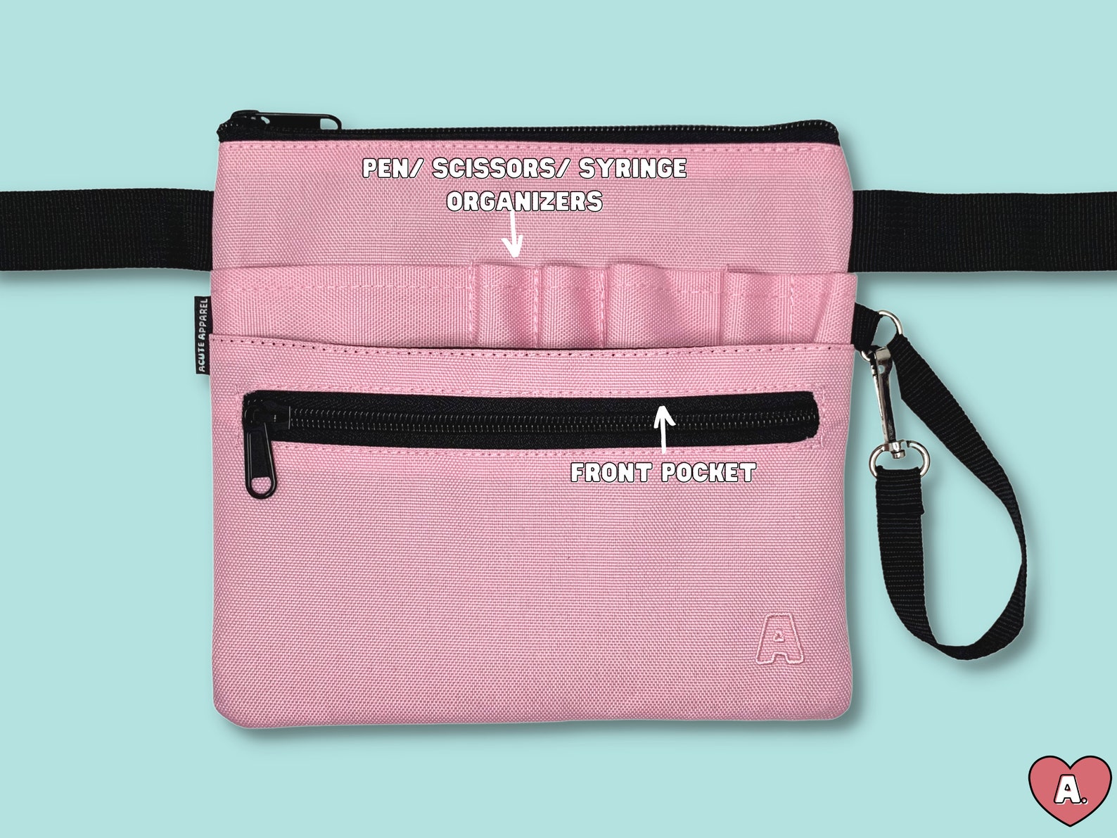 Pink Nurse Waist Pouch/ Nursing Pack/ Nurse Waist Bag/ Nursing - Etsy