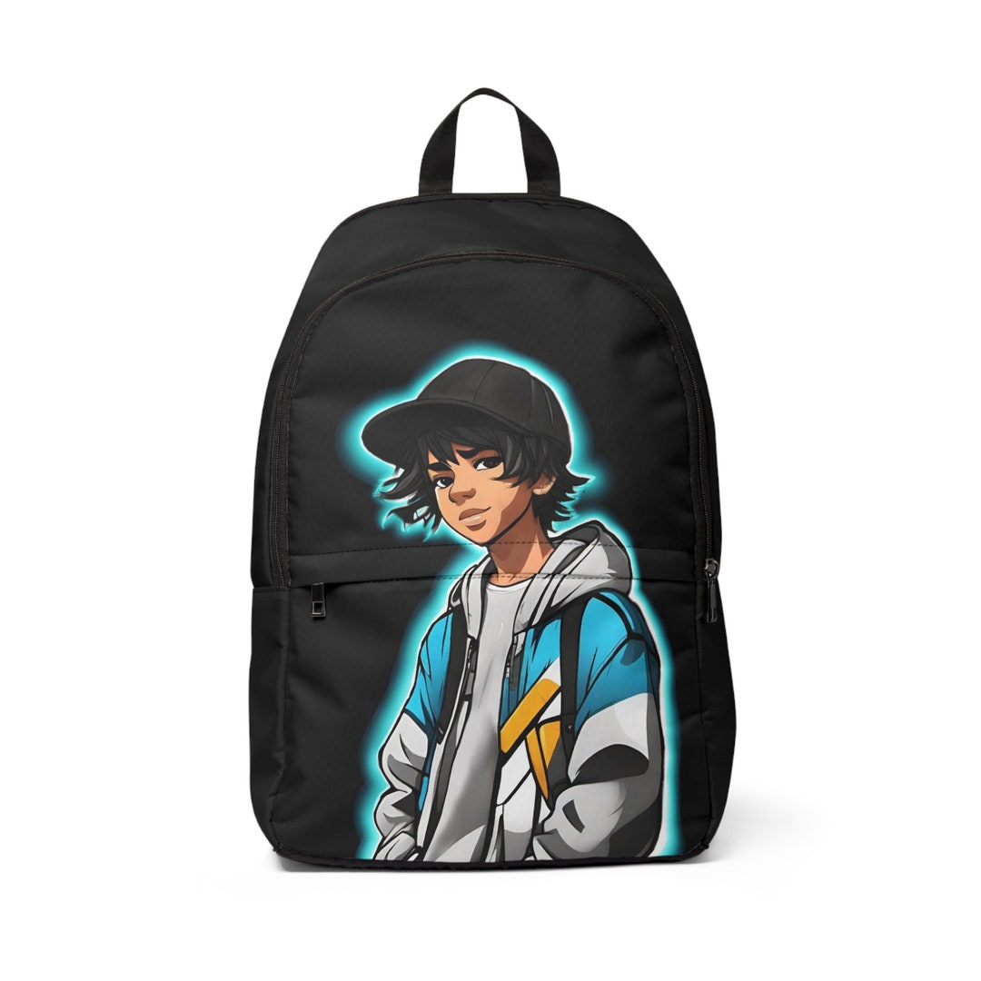 Anime Back to School Graffiti Style Teen Boy Backpack Unisex - Etsy