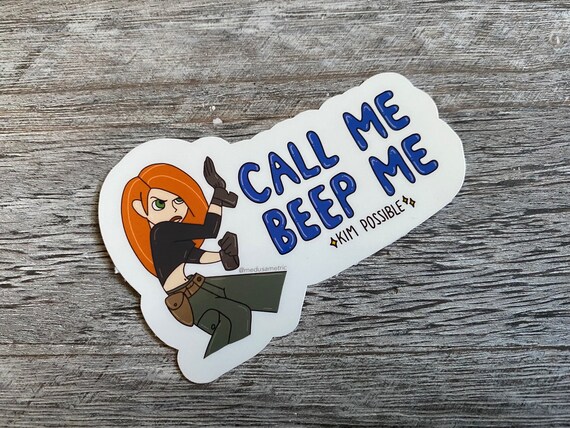 Kim Possible Inspired Vinyl Sticker - Etsy