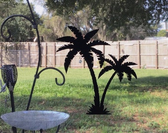 Palm Tree Screen Door | Etsy