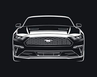 Mustang Gt Vector - Etsy