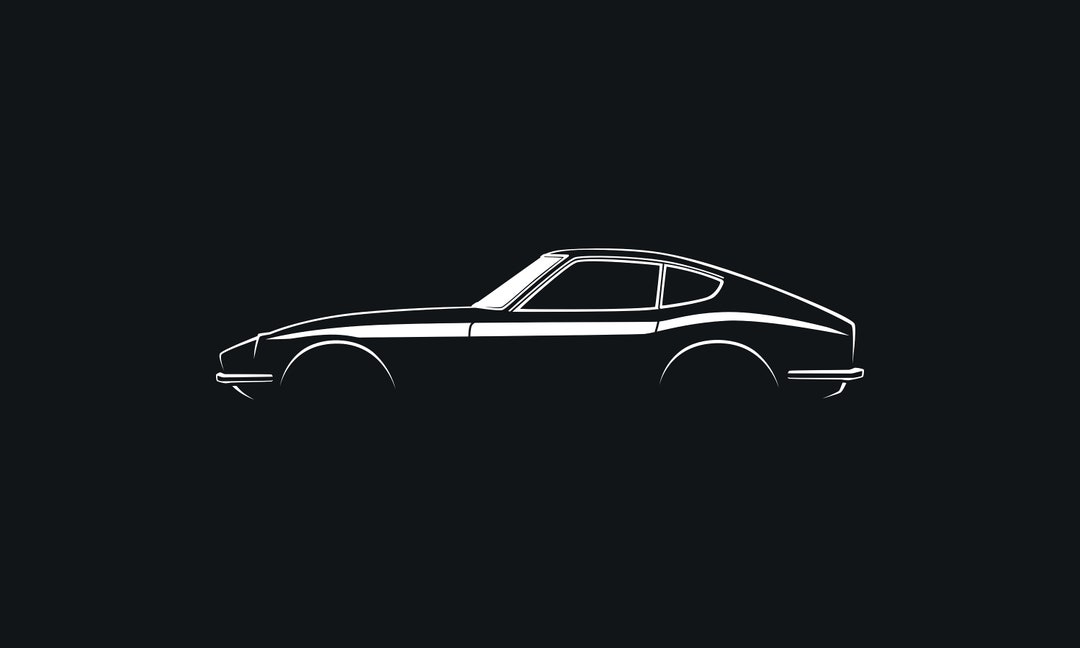 Datsun 240Z Dxf Clipart Vector Clip Art Graphics Image Cut for - Etsy