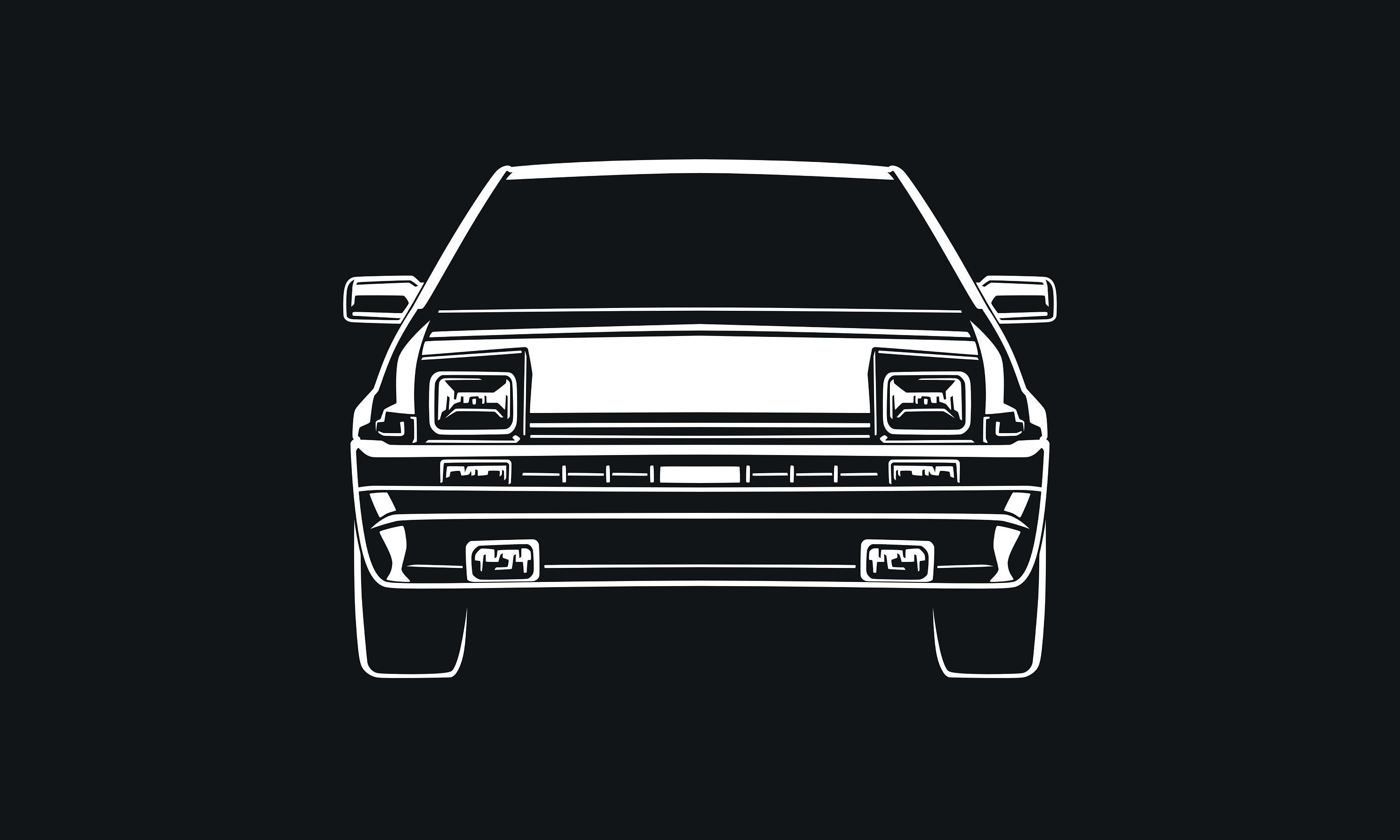 Toyota AE86 Svg Clipart Vector Clip Art Graphics Image Cut for - Etsy UK