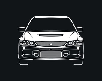 Lancer Evo Svg - Etsy