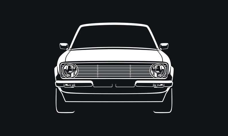 Ford Escort Mk2 1980 Svg Dxf Clipart Vector Clip Art Graphics - Etsy UK