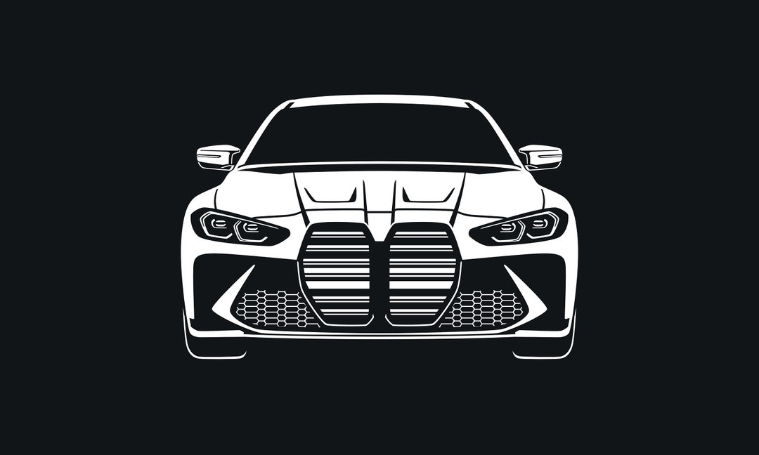 BMW M4 2023 svg dxf Clipart Vector Clip Art Graphics Image Cut - Etsy ...