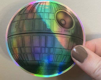 Death Star Vinyl Sticker - Etsy