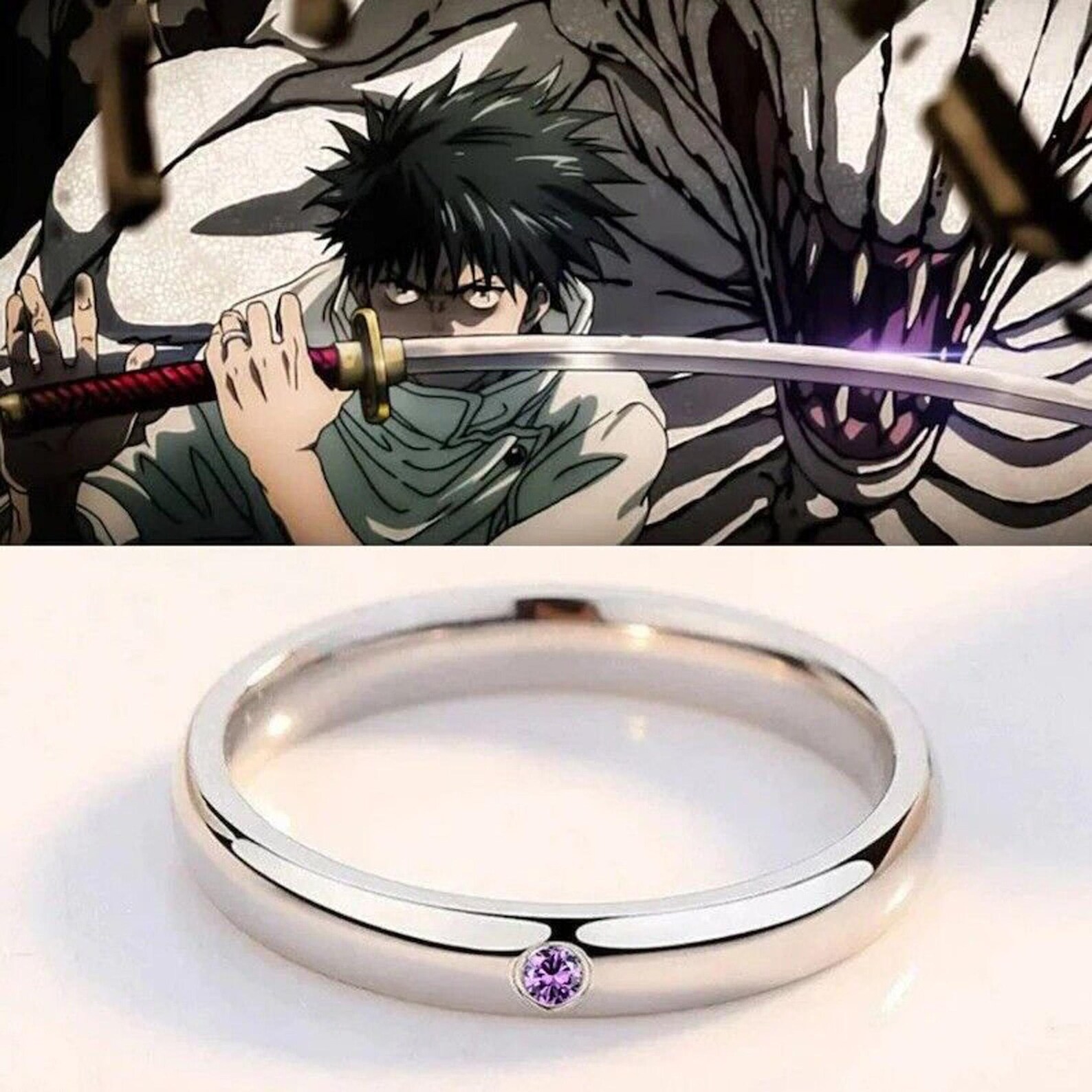 Anime Promise Rings Anime Inspired Ring Unique Gift for Her Anime Ring ...