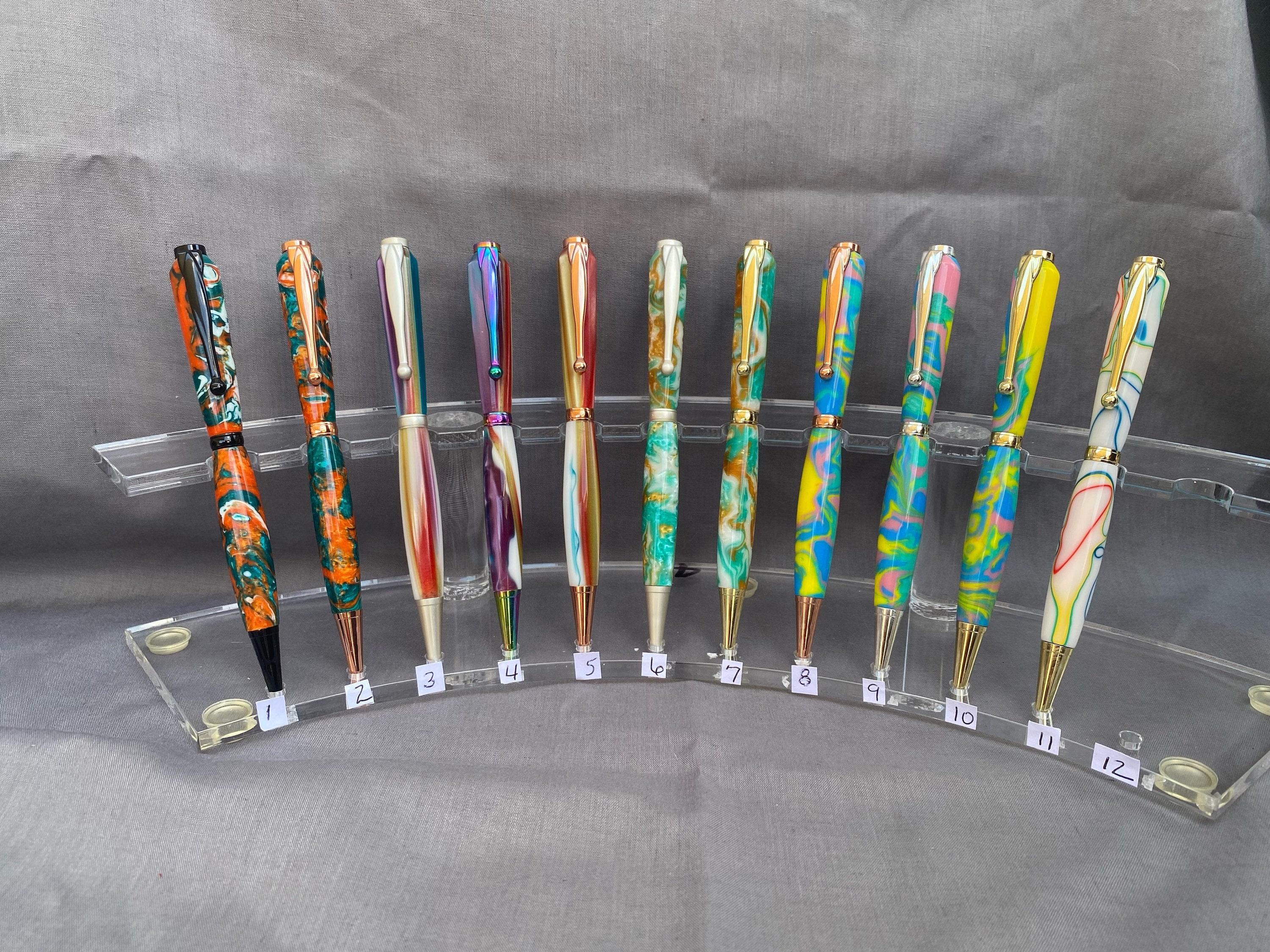 Scrumptious Swirl Acrylic Pens - Etsy