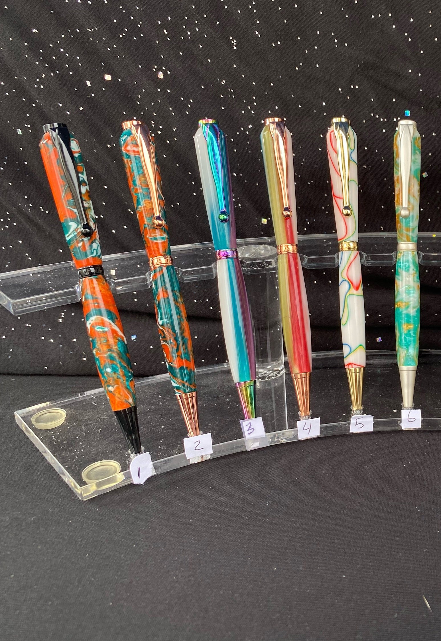 Scrumptious Swirl Acrylic Pens - Etsy