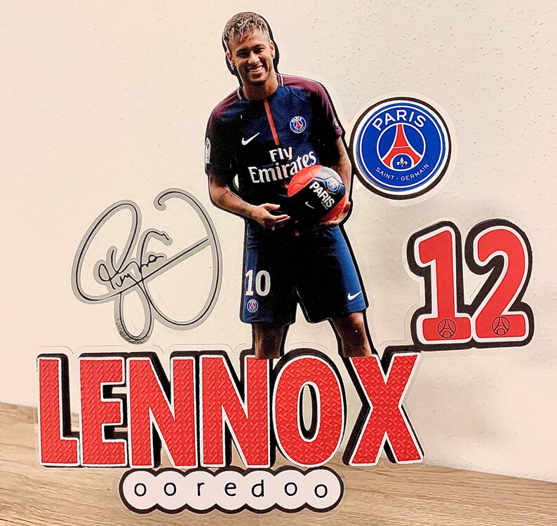 Neymar Cake Topper Soccer Player Cake Topper Soccer Cake - Etsy Australia