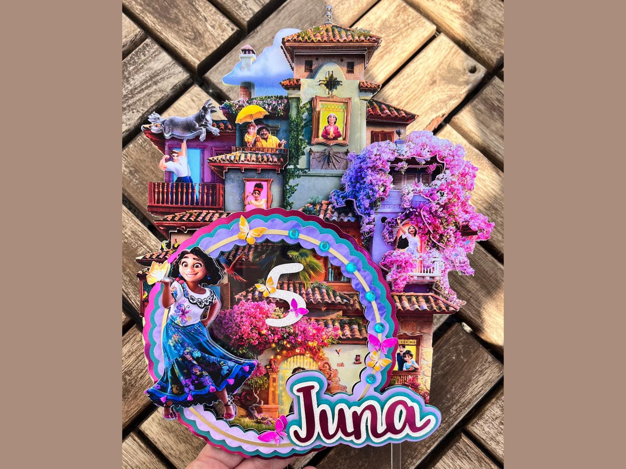 Personalized Encanto Cake Topper: Handmade Birthday Centerpiece - Etsy