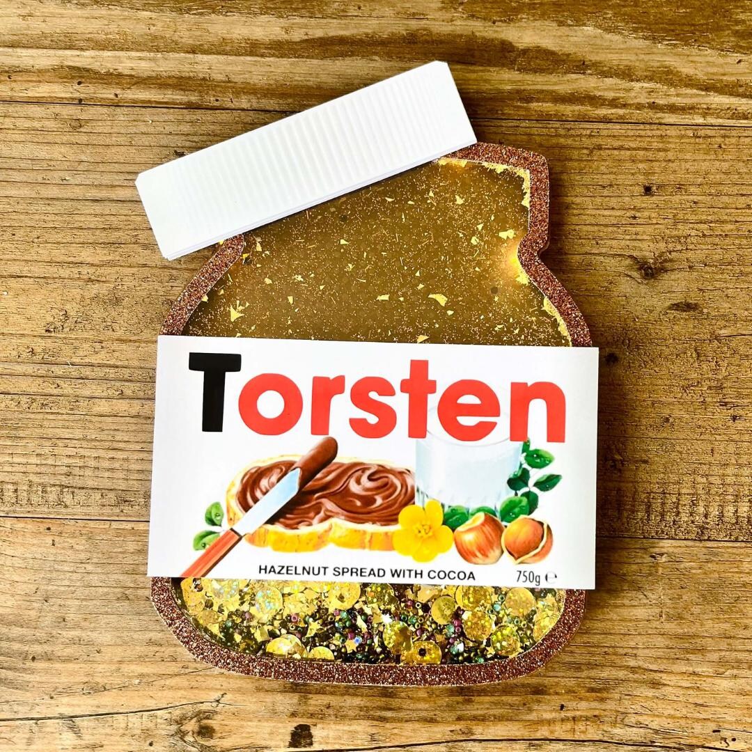 Nutella Cake Topper, Nutella Party Decoration, Nutella Gift, Nutella ...
