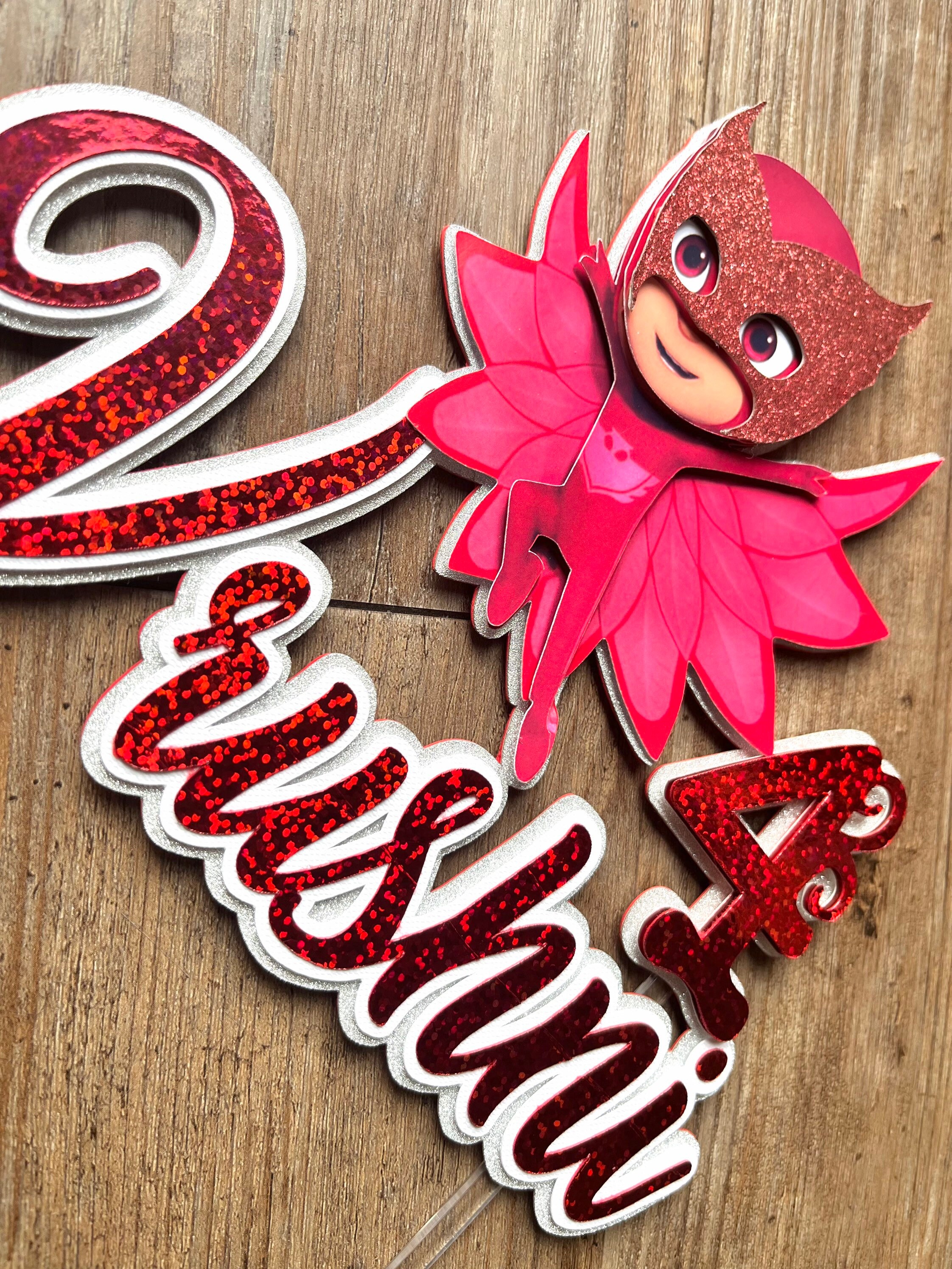 Pj Mask Cake Topper Pj Mask Party Decorations Pj Mask - Etsy