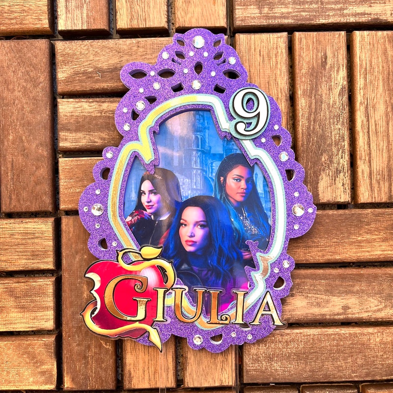 Descendants Cake Topper - Etsy