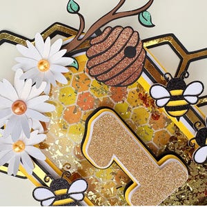 Handmade Honey Bee Cake Topper: Birthday Party Decoration - Etsy
